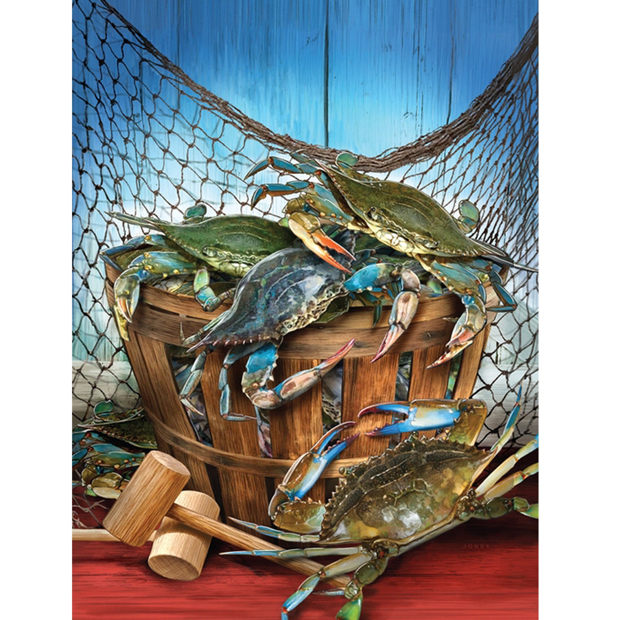 Blue Crab Catch Bushel 550 Piece Puzzle – The Maryland Store