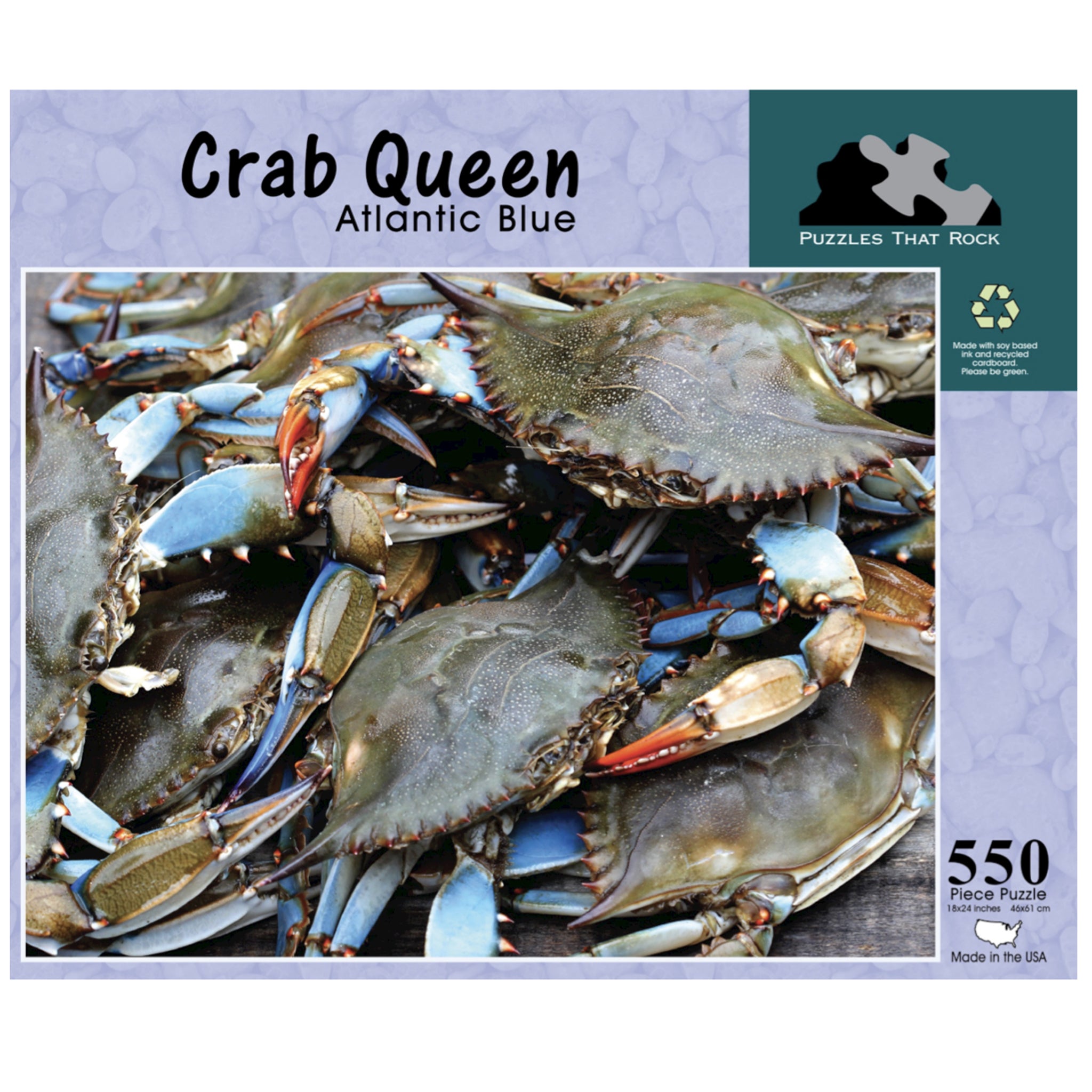 Crab Queen Blue Crab Photo 550 Piece Puzzle – The Maryland Store