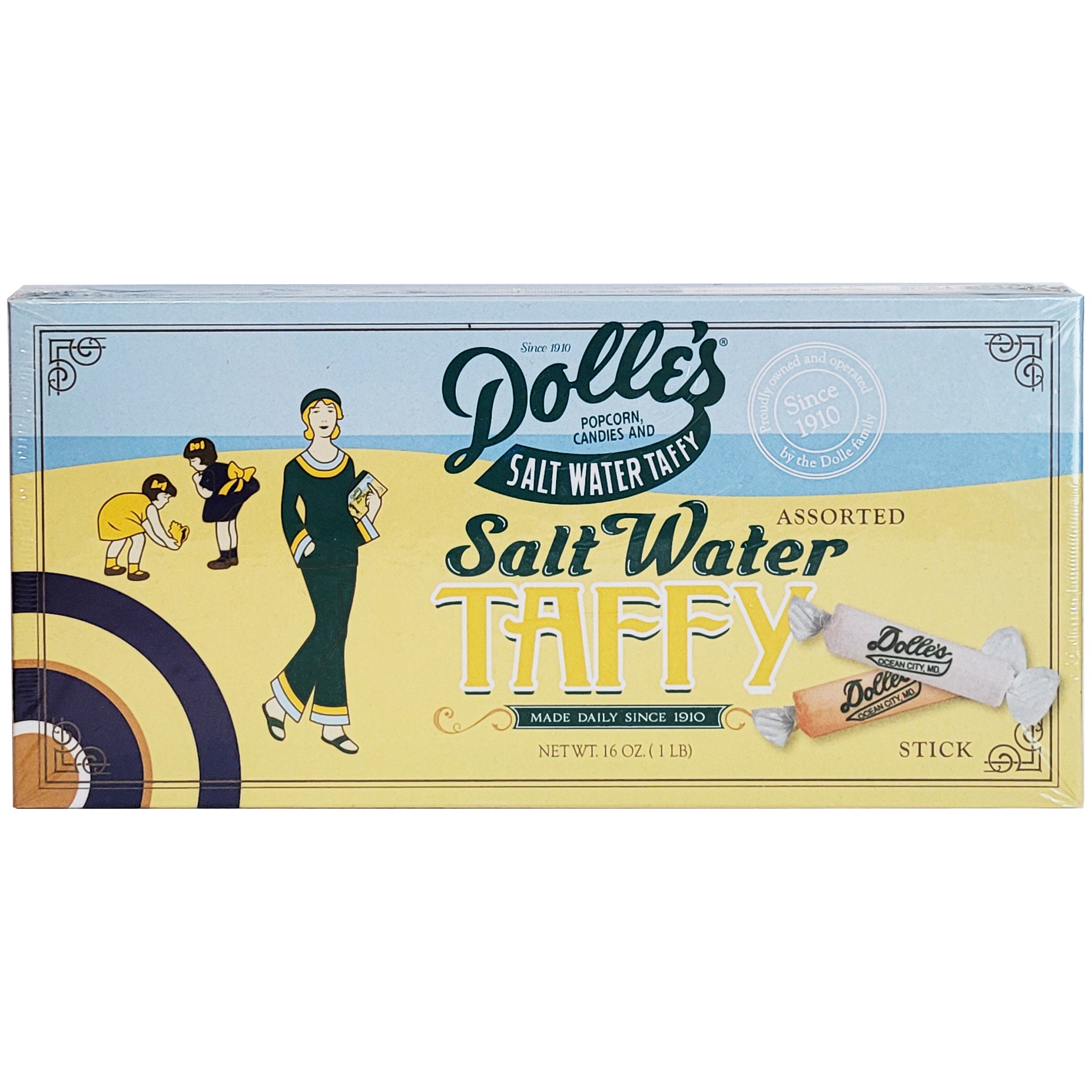 Dolle's Salt Water Taffy Sticks 1 lb. Box – The Maryland Store