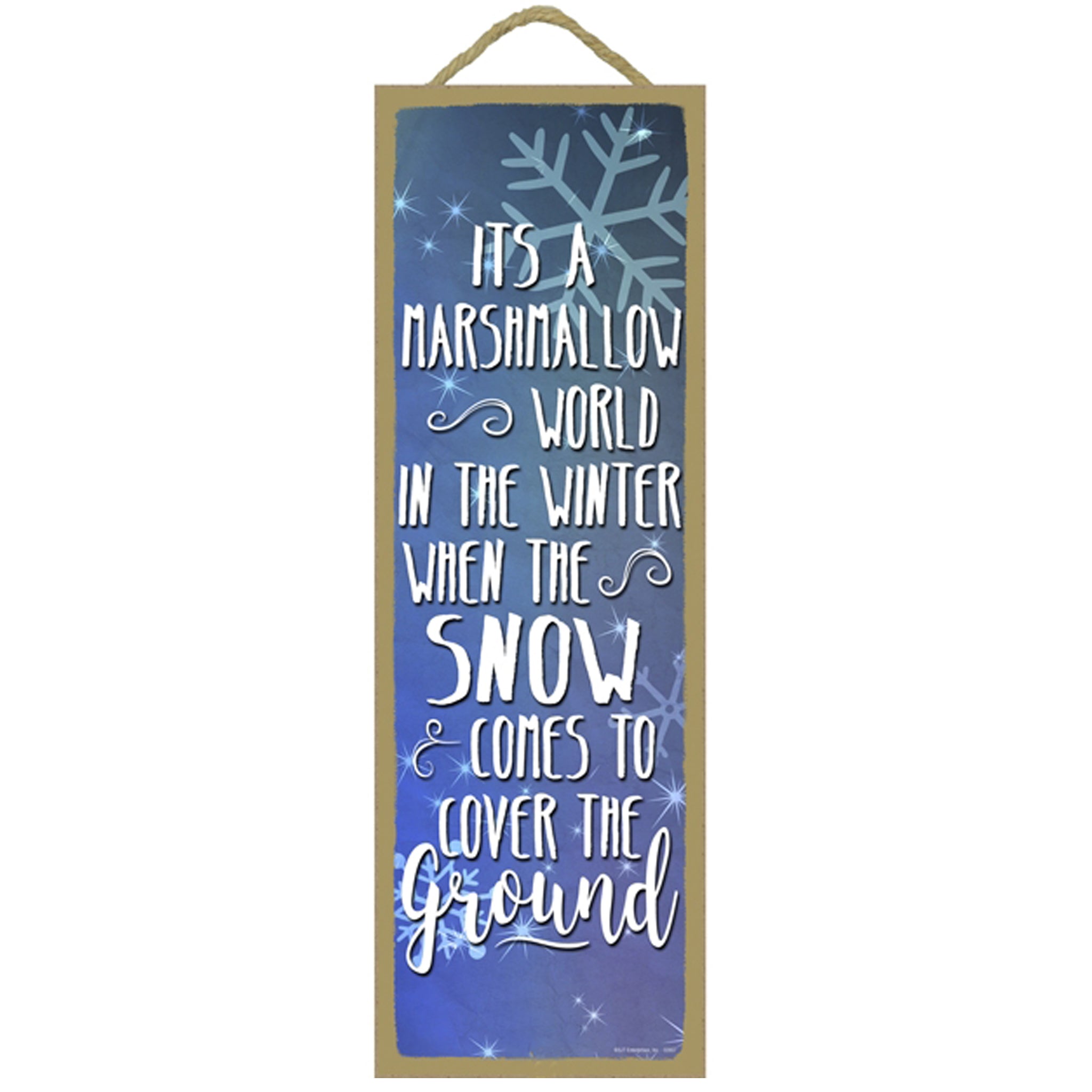 It's A Marshmallow World Wood Sign – The Maryland Store
