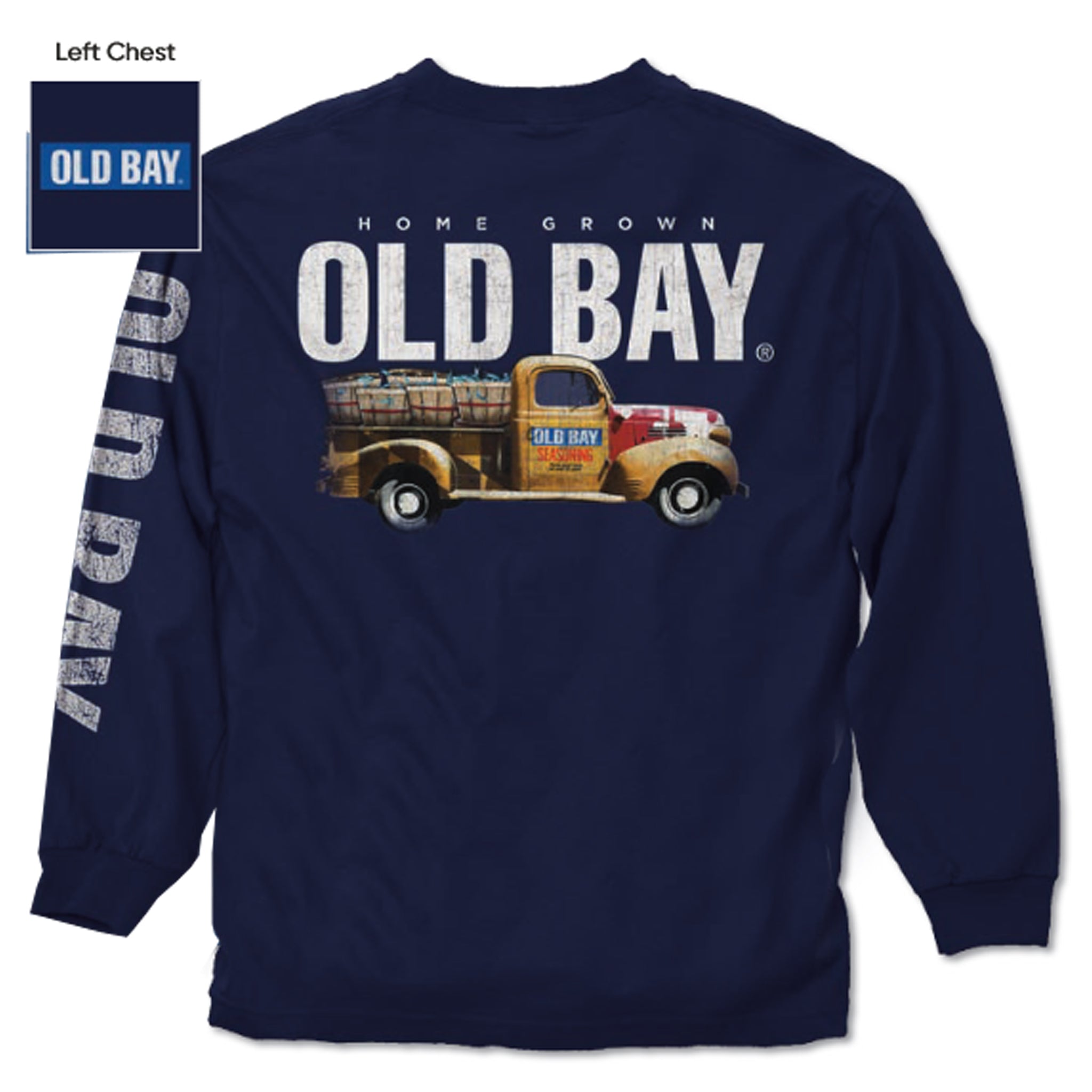 Old Bay Seasoning Vintage Truck Long Sleeve T-Shirt – The Maryland Store