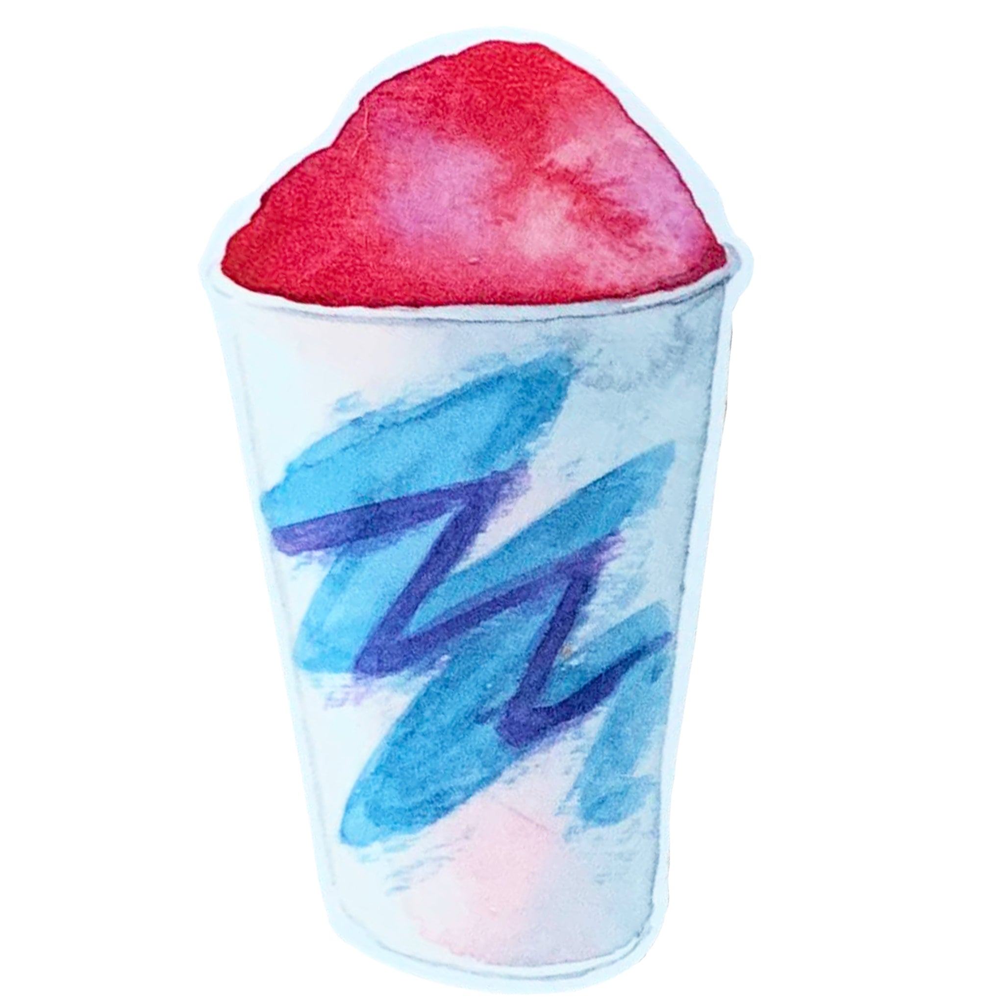 Red Snowball Die Cut Vinyl Sticker – The Maryland Store