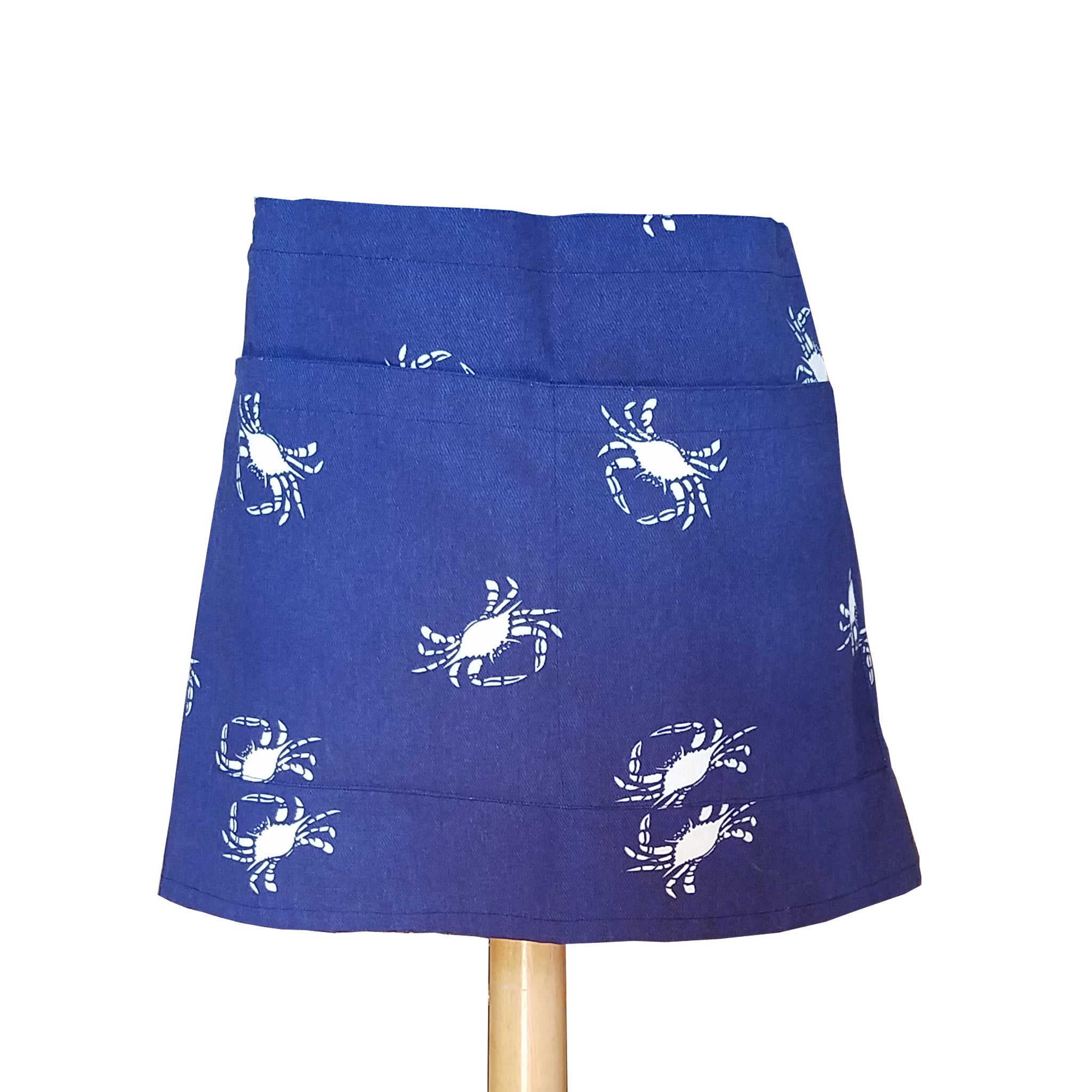 Blue Crab Apron Half - Navy Blue – The Maryland Store