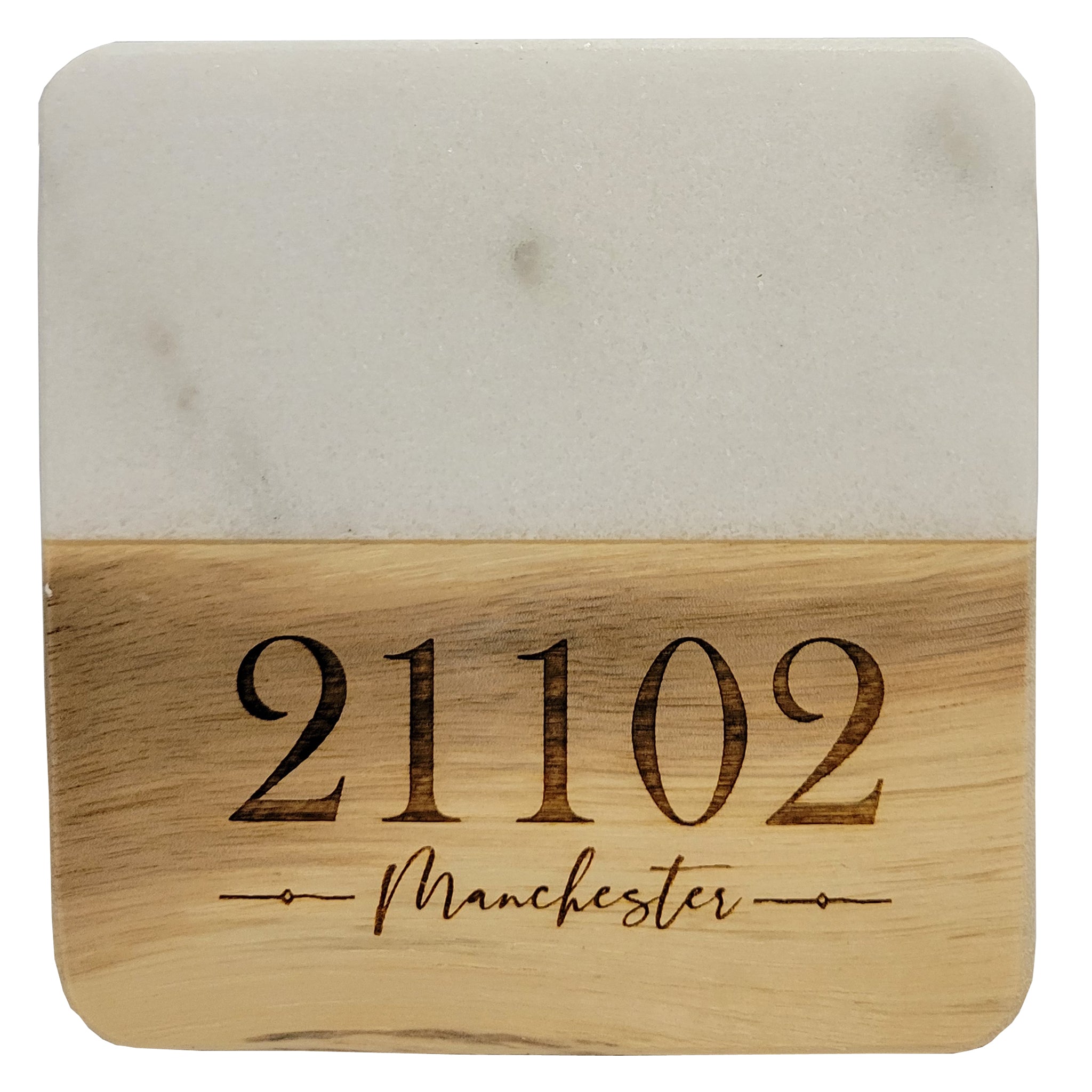 Manchester Maryland 21102 Zip Code Coaster – The Maryland Store